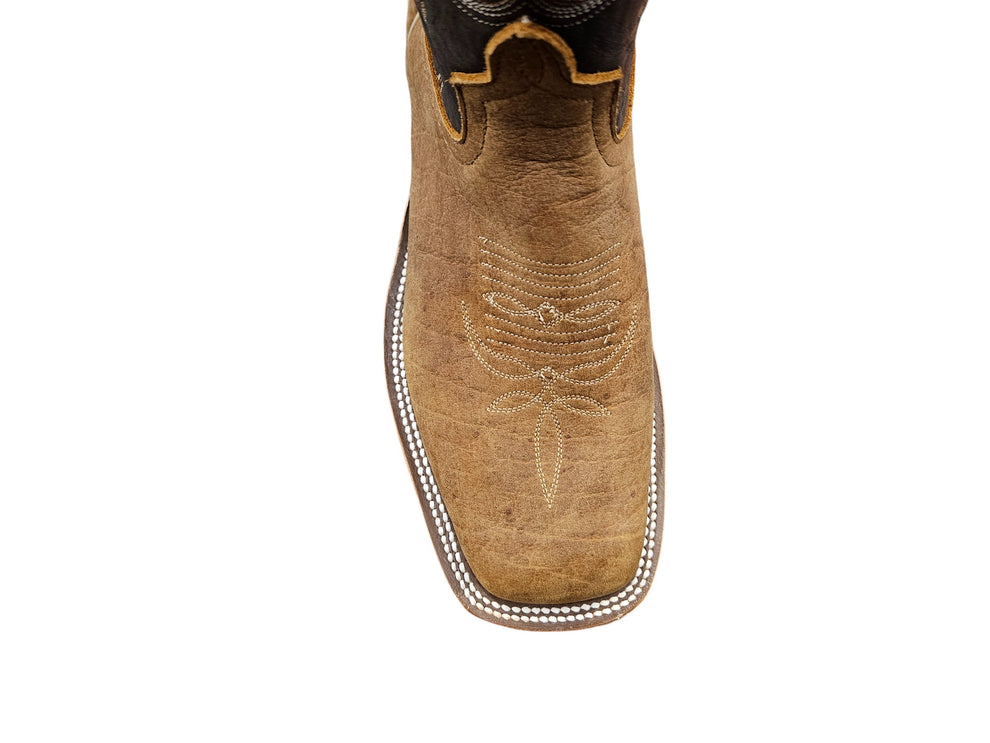 MEN'S ANDERSON BEAN EXCLUSIVE WESTERN BOOTS SQUARE TOE BISON 337681 ...