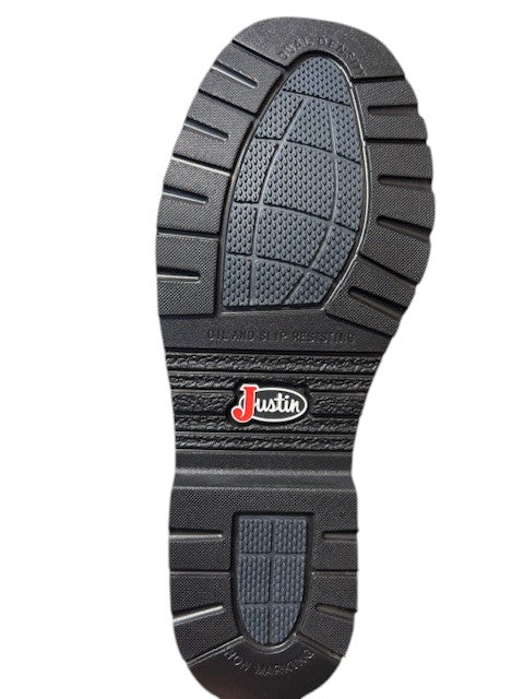 HL4225 Men's Justin Ames Walnut Brown Cowhide Waterproof Steel Toe Wor