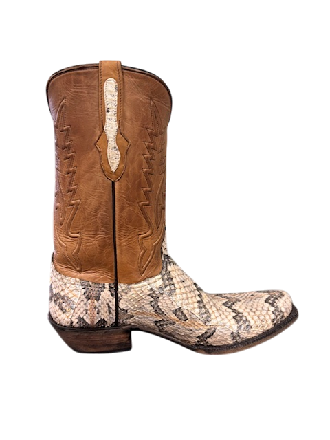 Men's Black Jack Canebreak Rattlesnake Boots NT6520-V4