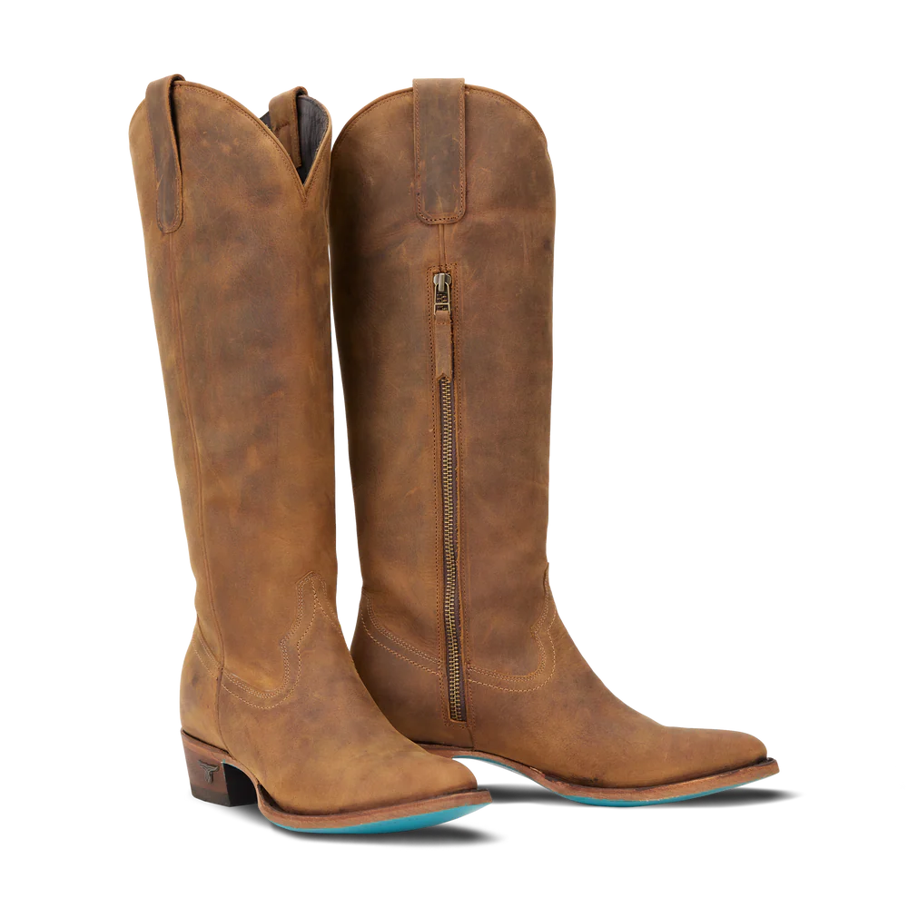 Ladies Lane Plain Jane Boot - Burnt Caramel LB0546A