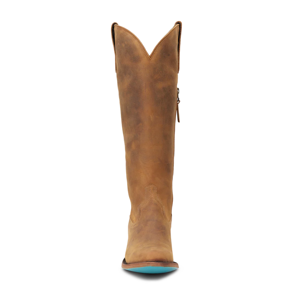 Ladies Lane Plain Jane Boot - Burnt Caramel LB0546A