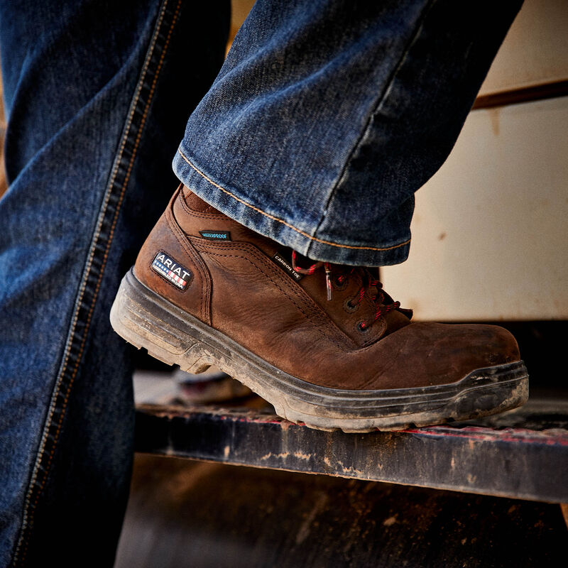 ARIAT MEN'S Style No. 10036739 Turbo 6" USA Assembled Waterproof Carbo