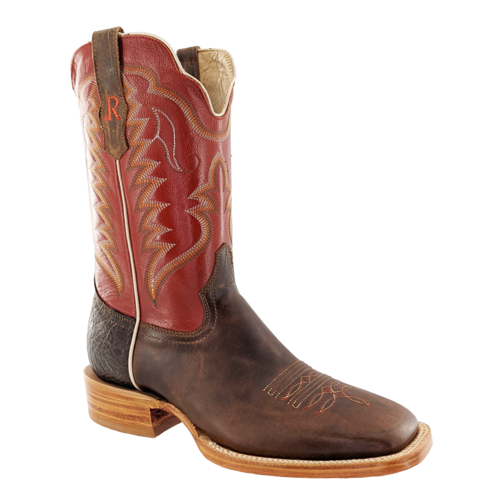 MEN'S R. WATSON RW8021-2 Arizona Tan Cowhide WESTERN BOOTS – Country ...